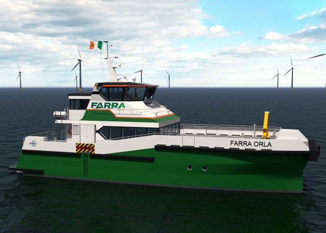 First Irish Catamaran Wind Farm Craft - DredgeWire : DredgeWire