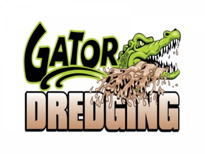 Gator Dredging Working the Grand Canal Near Pineda Causeway, Fl ...