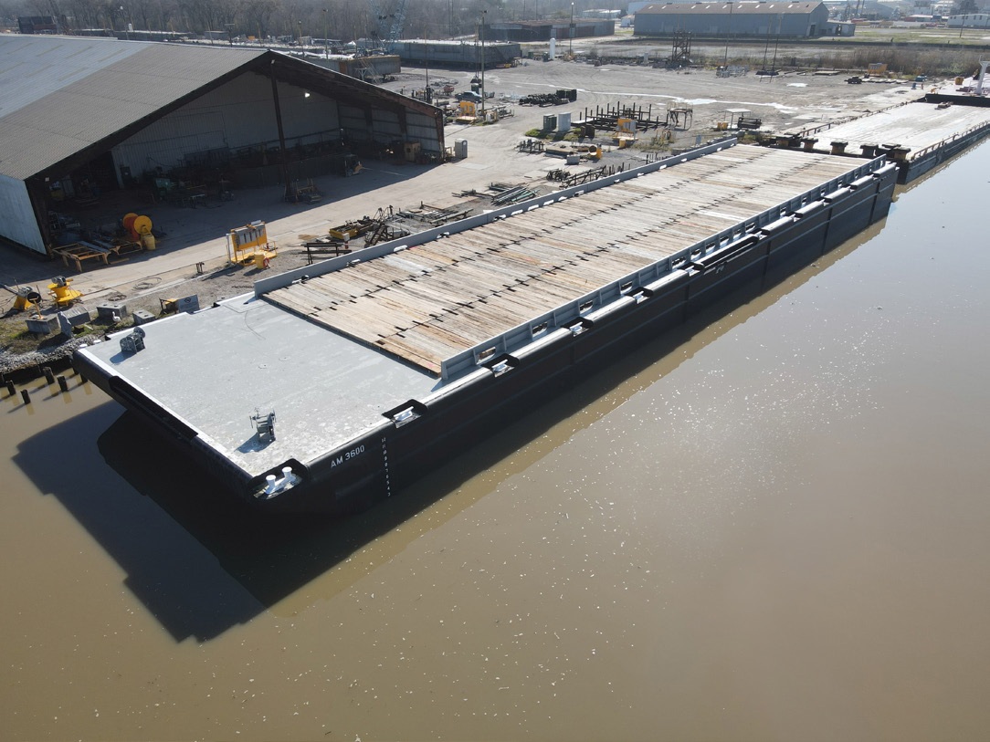 Conrad Delivers ABS Deck Barge To Ashton Marine - DredgeWire : DredgeWire