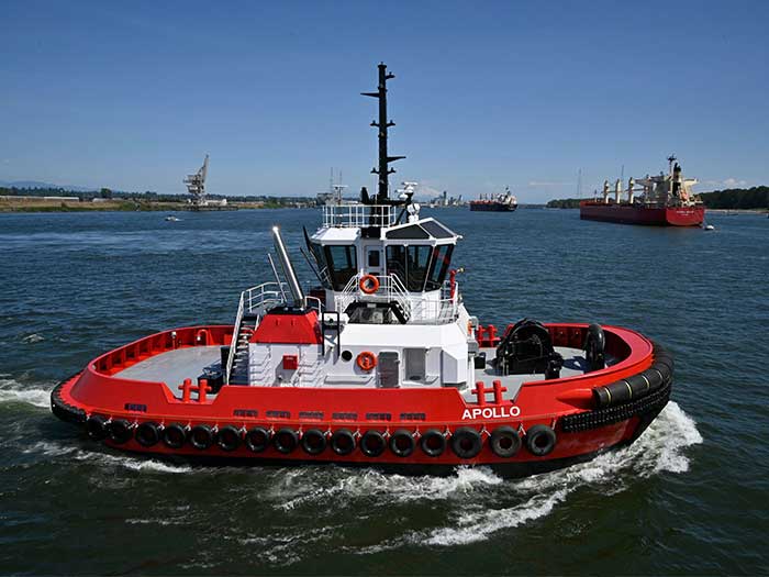 Compact new Crowley tug is clean and powerful - DredgeWire : DredgeWire