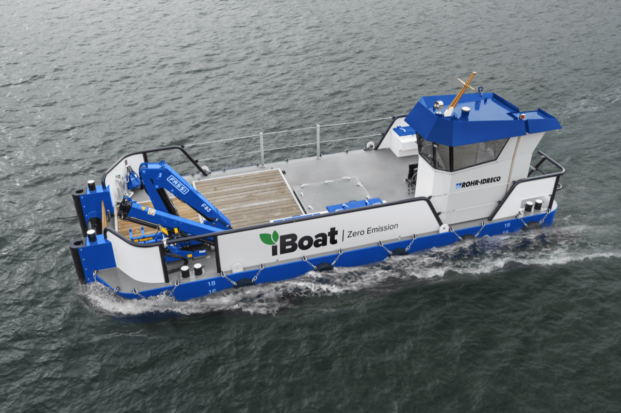 ROHR-IDRECO introduces its zero-emission iBoat - DredgeWire : DredgeWire