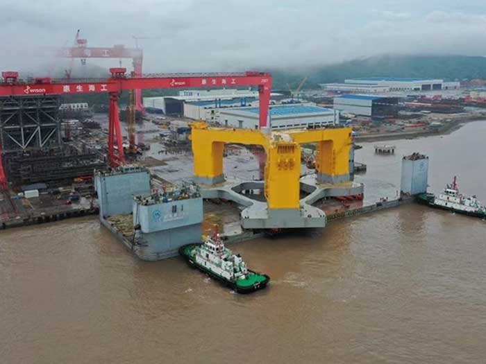 Wison delivers China’s first floating wind platform - DredgeWire ...