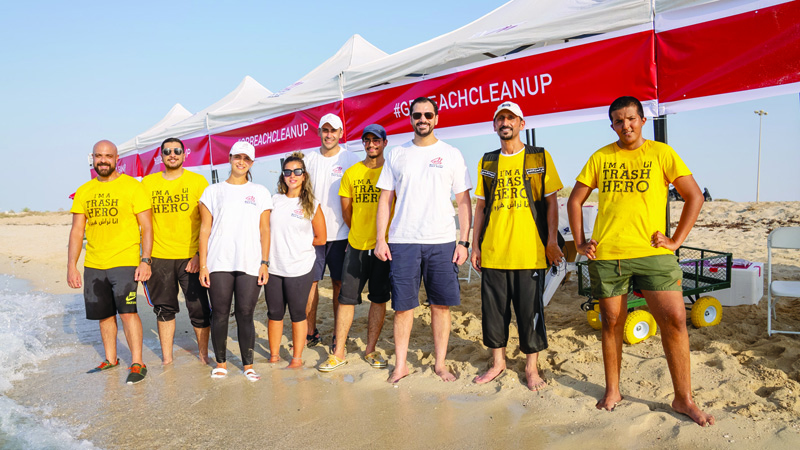 Gulf Bank participates in Bnaider Beach clean-up - DredgeWire : DredgeWire