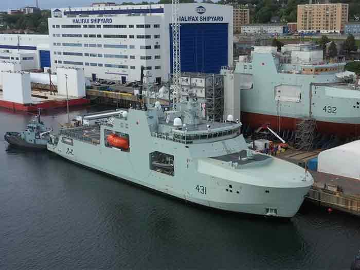 Irving Shipbuilding delivers second AOPS - DredgeWire : DredgeWire
