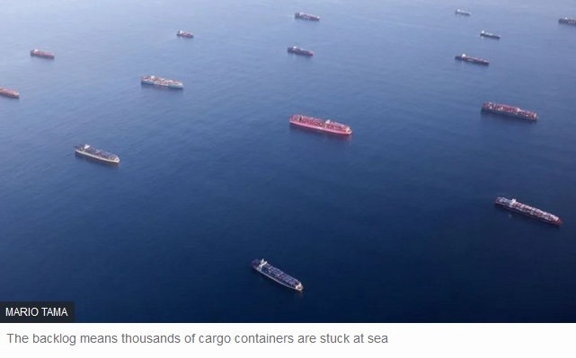 Record backlog of cargo ships at California ports - DredgeWire : DredgeWire