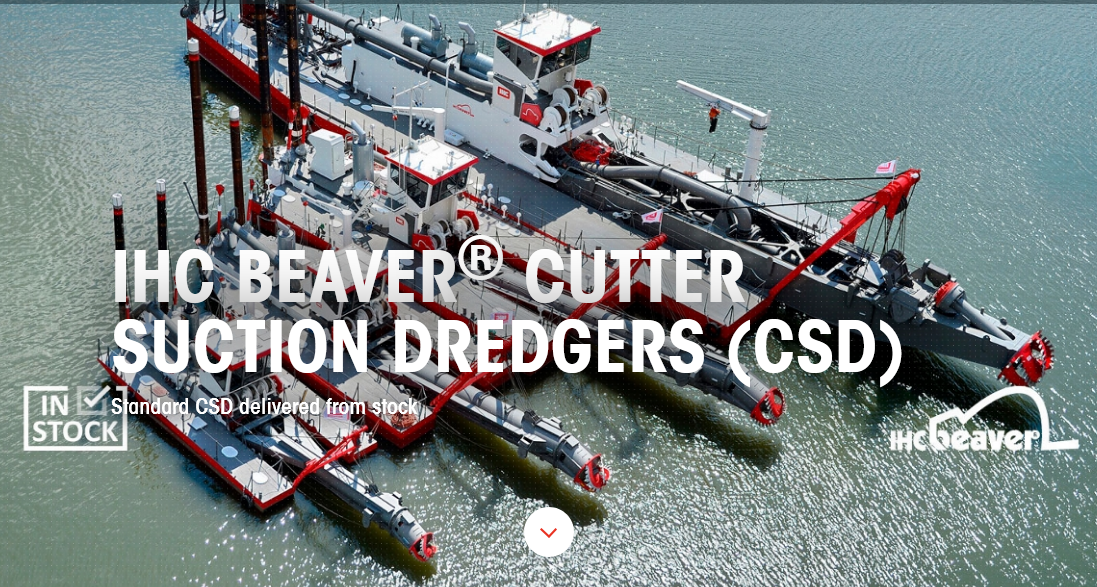 20 sec video shows spud carriage operation for cutter dredge ...