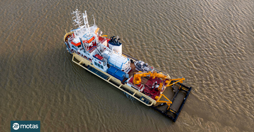 Water Injection Dredger L’Ostrea baptized - DredgeWire : DredgeWire