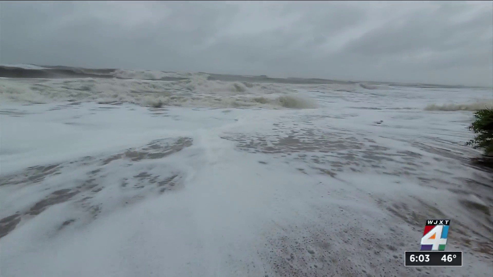 Parts of Vilano Beach washing away with nor’easter waves, despite renourishment efforts ...