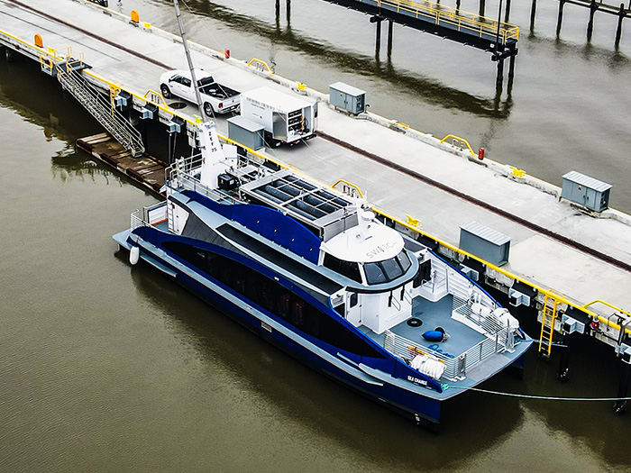 Sea Change ferry completes landmark hydrogen fueling - DredgeWire ...
