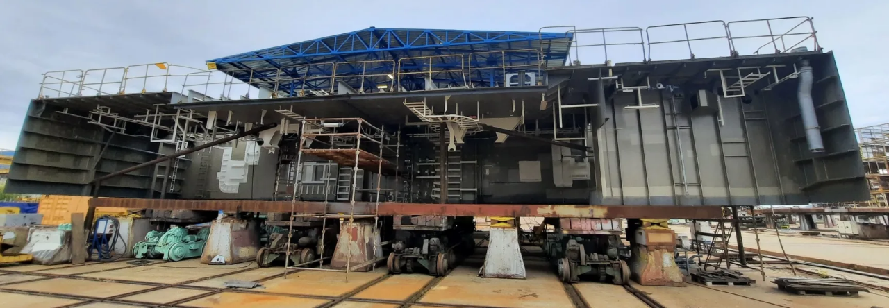 An update on the construction of the Combat Support Ship - DredgeWire ...