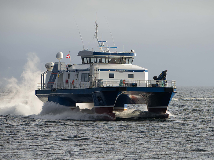 Offshore Windservice takes delivery of SWATH CTV - DredgeWire : DredgeWire