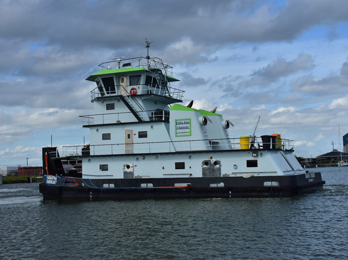 Lydia Ann Channel Fleet christens new towboat in Texas - DredgeWire ...