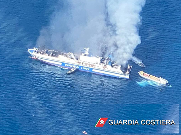 Two vessel fires keep European salvors and responders busy - DredgeWire ...