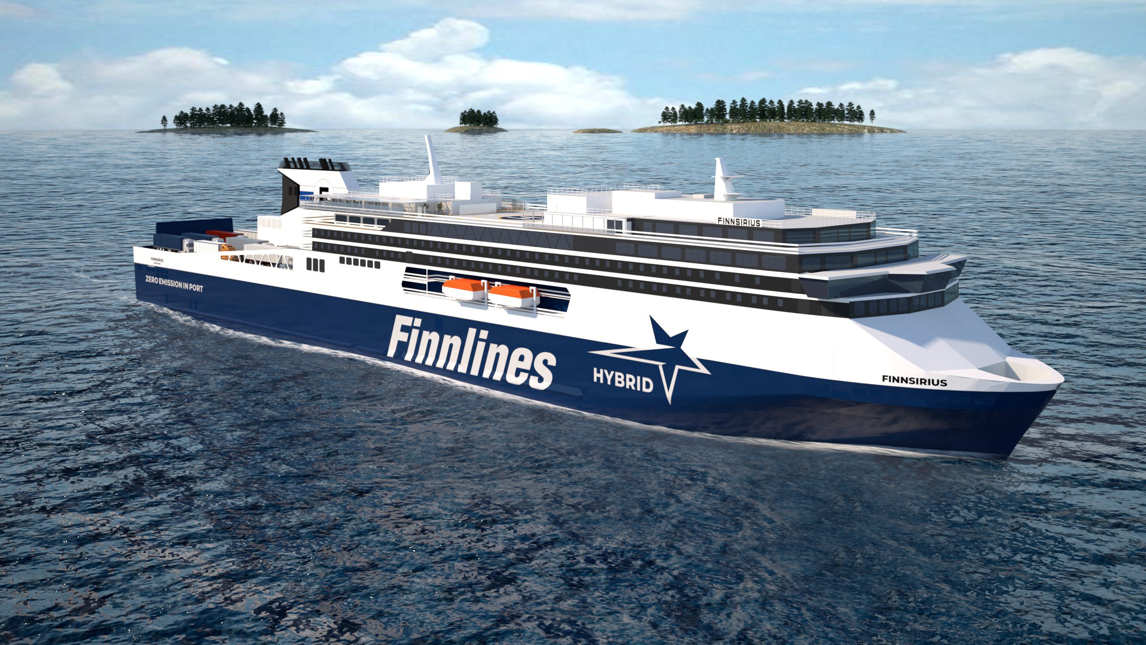 Finnlines holds keel laying ceremony for its first hybrid ro-pax vessel ...