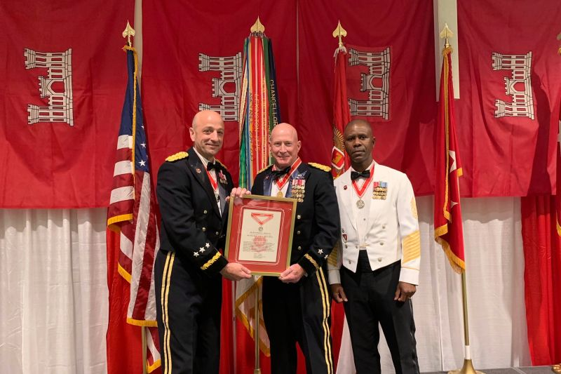USACE Lt. Gen. Scott A. Spellmon Presents the Gold Order of de Fleury ...