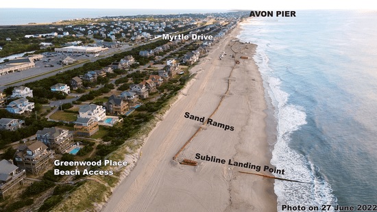 Avon Beach nourishment project is ahead of schedule; Work continues ...