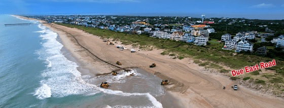 Avon beach nourishment estimated to be complete in 7-10 days ...