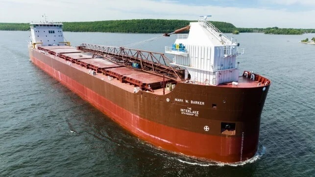 Photos: First Modern U.S.-Built Great Lakes Bulk Carrier Begins Trials ...