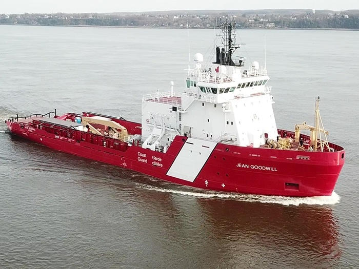 Canadian Coast Guard dedicates third interim icebreaker - DredgeWire ...