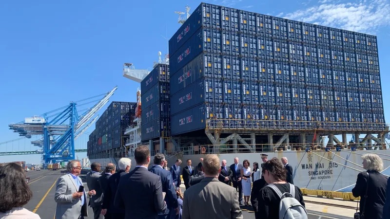 Port of Philadelphia welcomes 1st direct maritime shipping service with ...