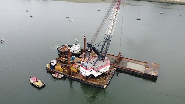 9,200 buckets later, Corps dredging halfway complete at Gold Beach with ...