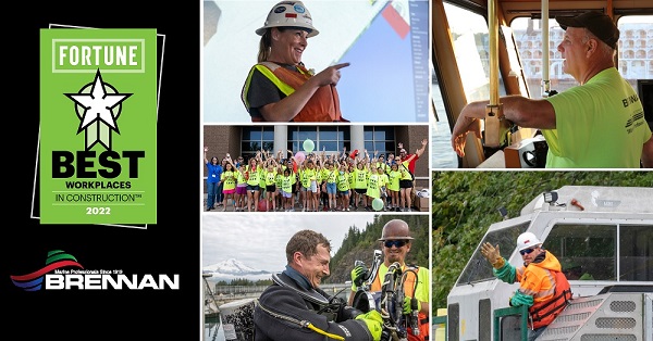 Brennan a Best Workplace in Construction, Ranked 14th Nationally by ...