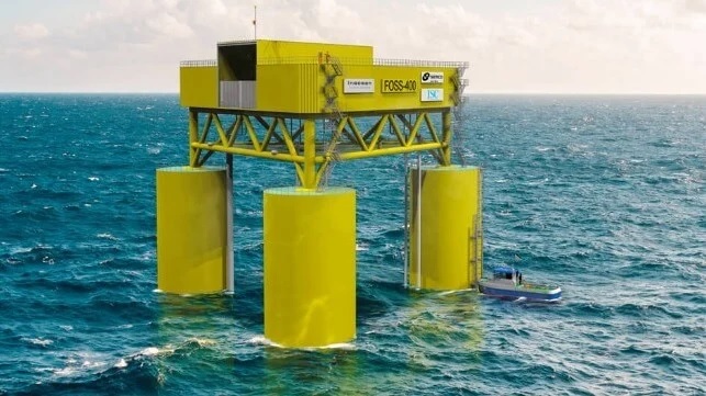 Design for Floating Offshore Substation to Support Floating Wind Farms ...