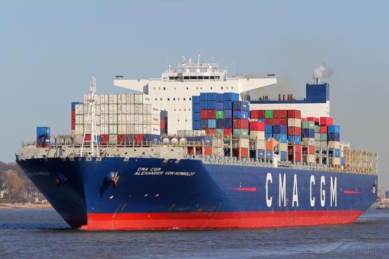 CMA CGM deploys largest vessel to ever call Indonesia - DredgeWire ...