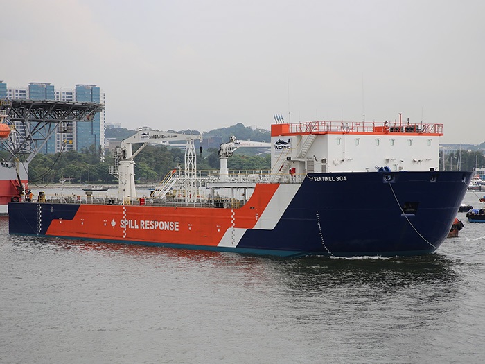Singapore shipyard completes two spill response barges for B.C ...