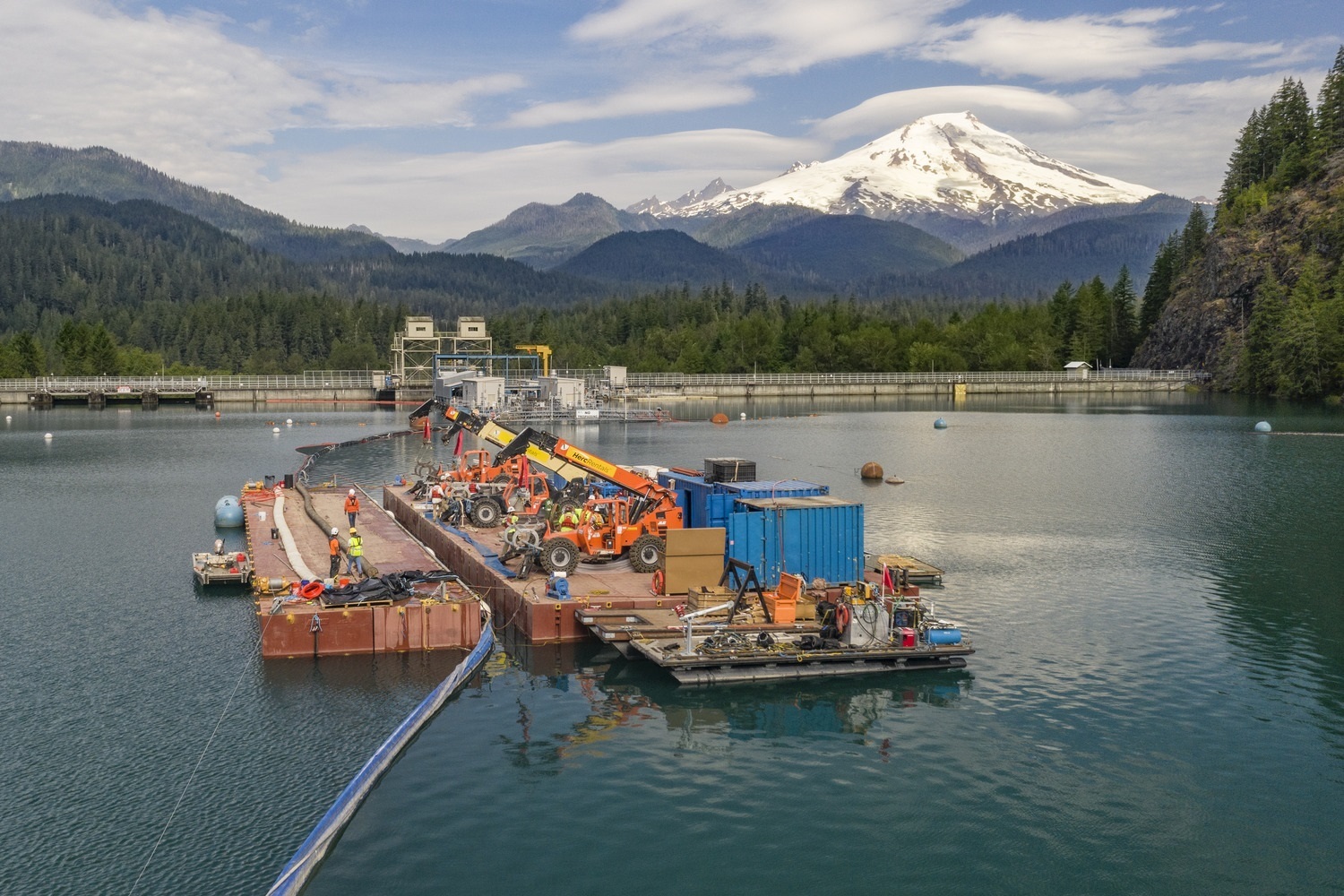 J.F. Brennan Company: Repairing Fish Guidance Nets at a Hydropower Dam for Safe Salmon Transport ...