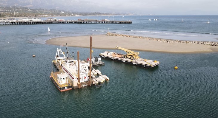 Santa Barbara Harbor Dredging Continues - DredgeWire : DredgeWire