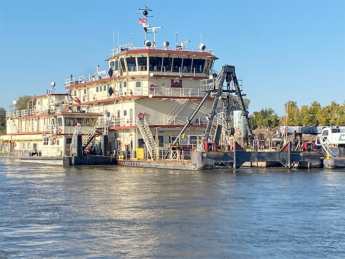 Veteran USACE dredge Potter wraps up busy season - DredgeWire : DredgeWire