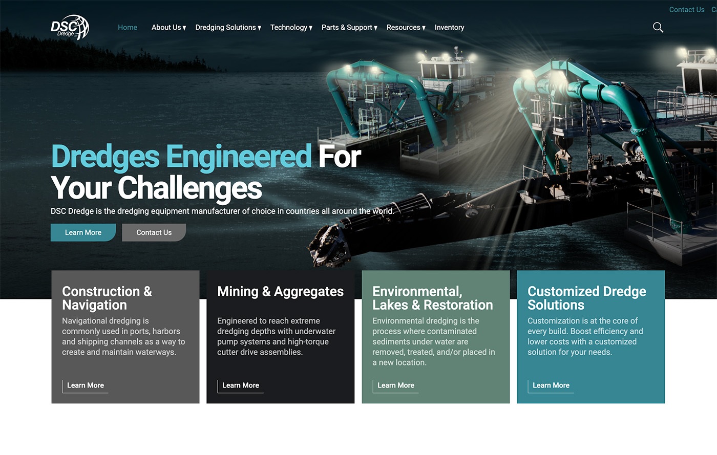 DSC Dredge Announces the Launch of its Newly Redesigned Website - DredgeWire : DredgeWire