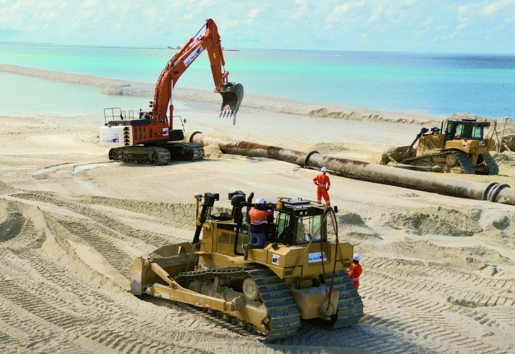 Large-scale land reclamation project kicks off in southernmost Addu ...