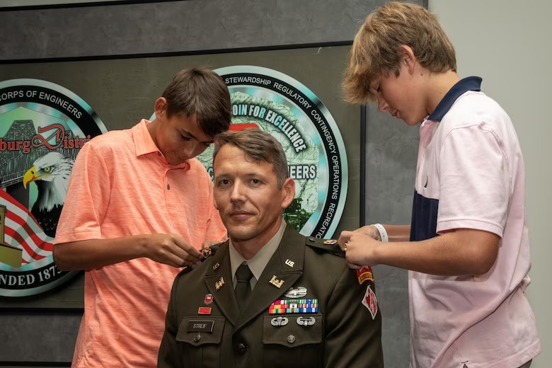 Deputy District commander Maj. Russell “Rocky” Streif promoted to ...