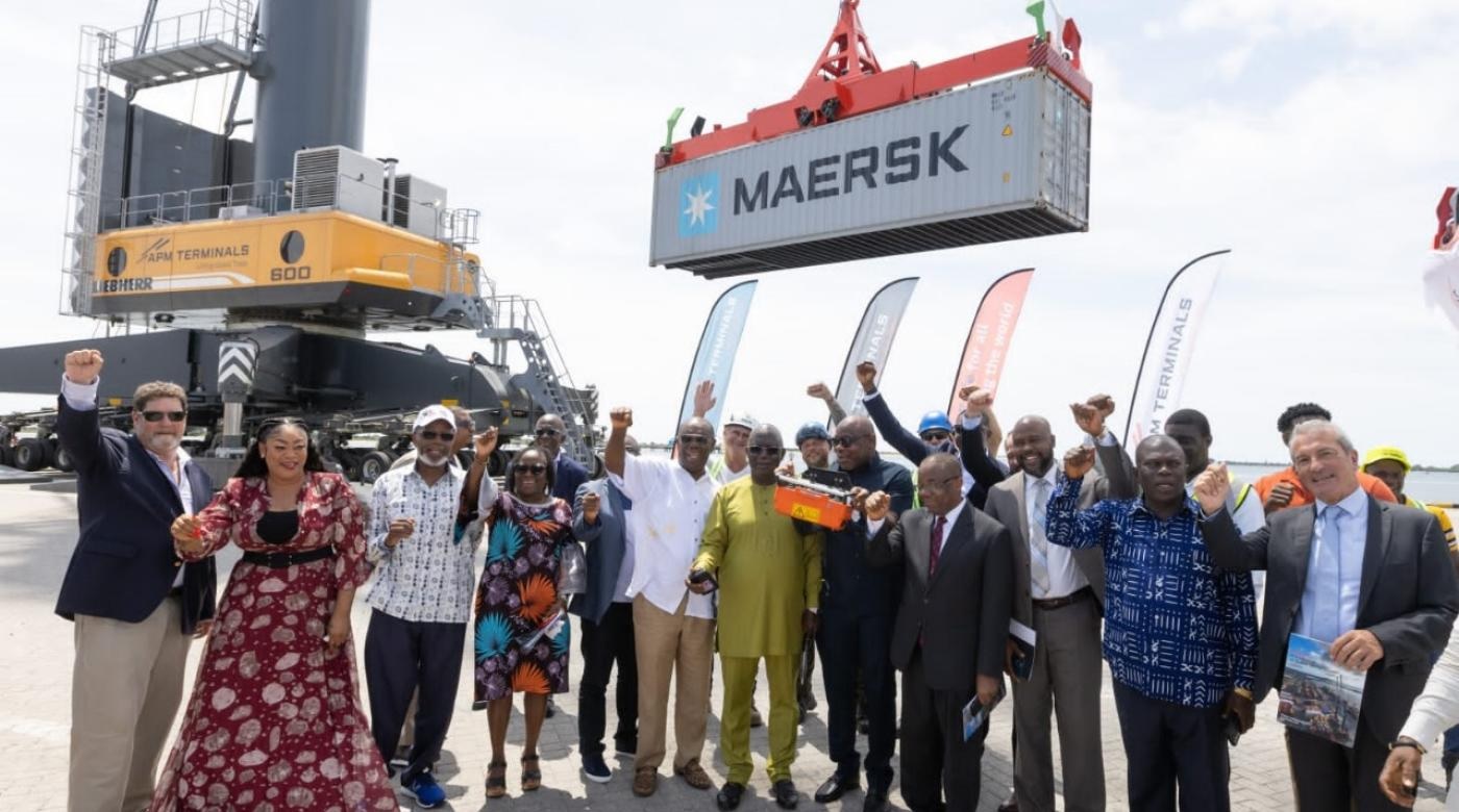 Liberia: APM Terminals Presents US$15M Mobile Harbor Cranes to Port ...