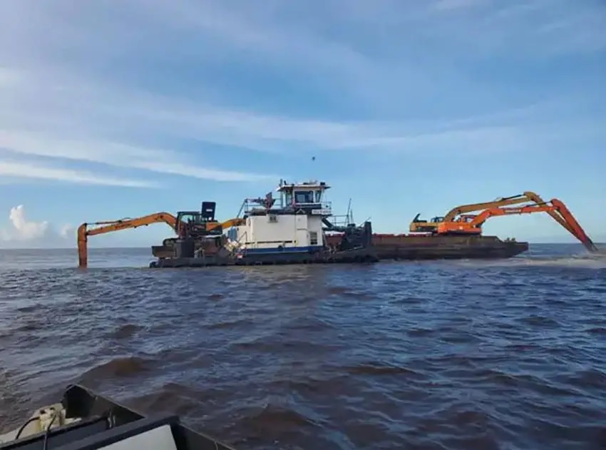 Region Two chair says Pomeroon River Mouth dredging ‘satisfactory ...