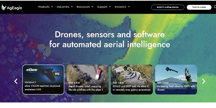 AgEagle Aerial Systems Announces its Drones Used by U.S. Army Corps of ...