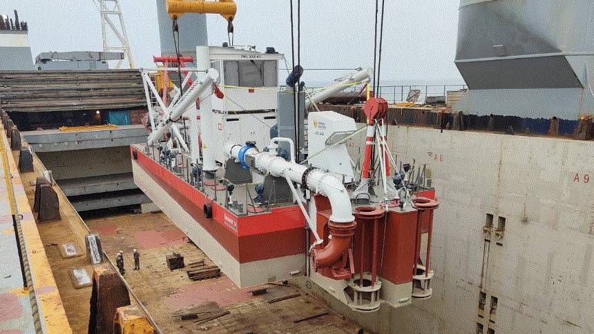 Newbuild Cutter Suction Dredger Pair from Royal IHC Delivered To Indian ...