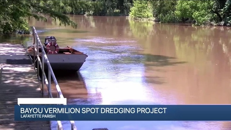 Dredging project on Bayou Vermilion to restore depth back into its waters - DredgeWire : DredgeWire