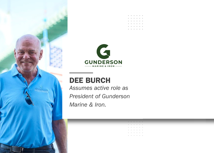 Dee Burch takes the helm at Gunderson Marine & Iron - DredgeWire ...