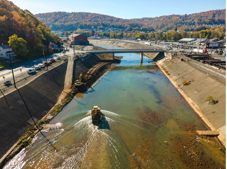 Conemaugh River Lake, PA. Accumulated Sediment Dredging Bid Project ...