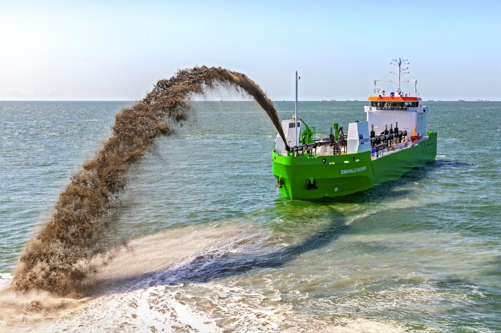 MOTAS Dredging: Successful dredging trials TSHD Emerald Duchess ...