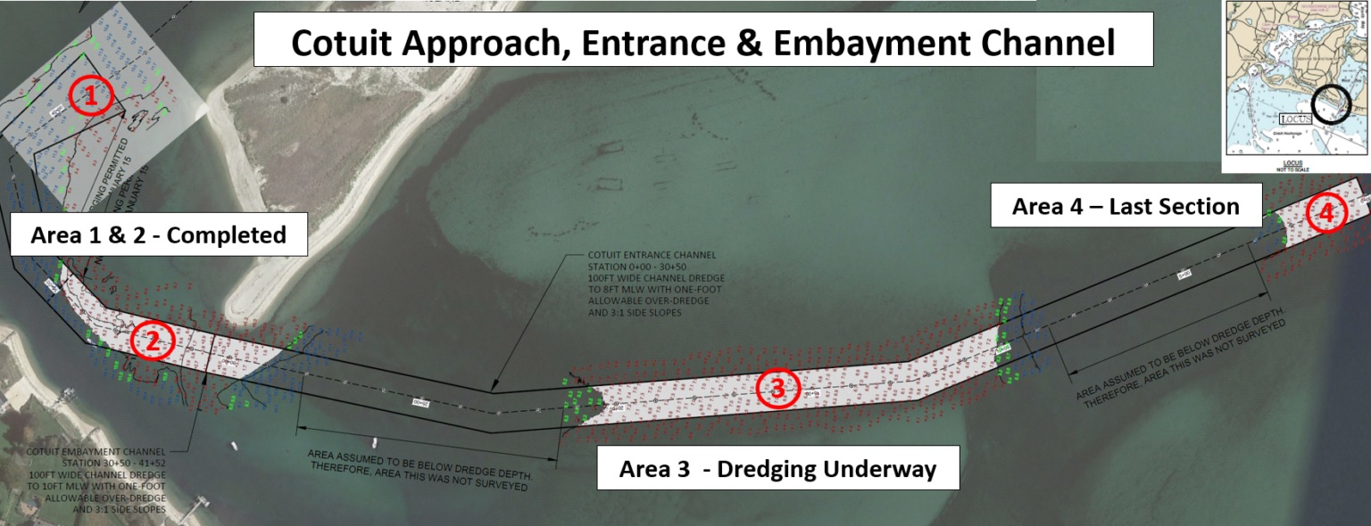 Cotuit Approach, Entrance, and Embayment Channel Dredging Project ...