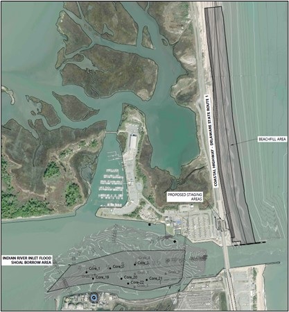 Indian River Inlet North Beach Repair Project - DredgeWire : DredgeWire