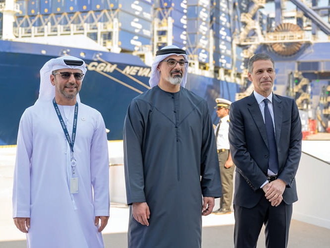 Khaled bin Mohamed bin Zayed Inaugurates CMA Terminals Khalifa Port ...
