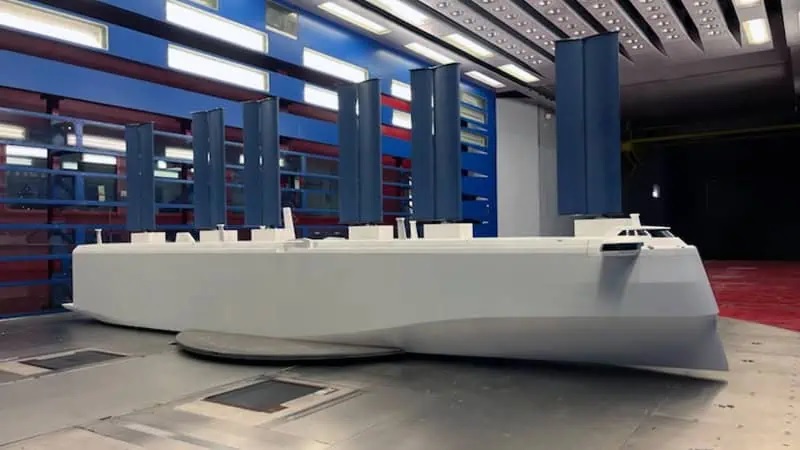 Wind Tunnel Tests for World’s First Wind-Powered PCTC - DredgeWire ...