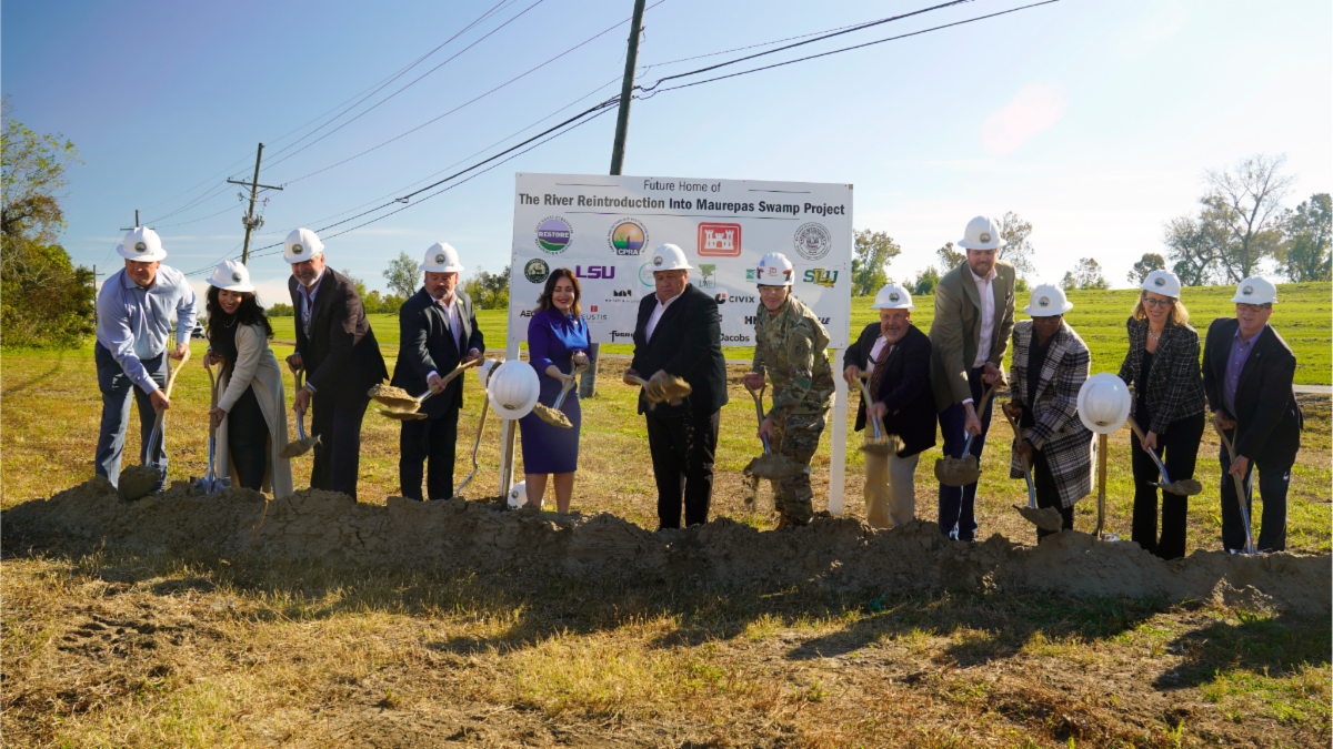 CPRA Joins Partners to Break Ground on the River Reintroduction into ...