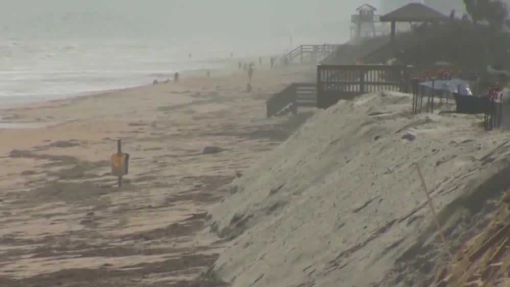 Rebuilding Ponce Inlet: Efforts to restore sand dunes with dredged sand ...