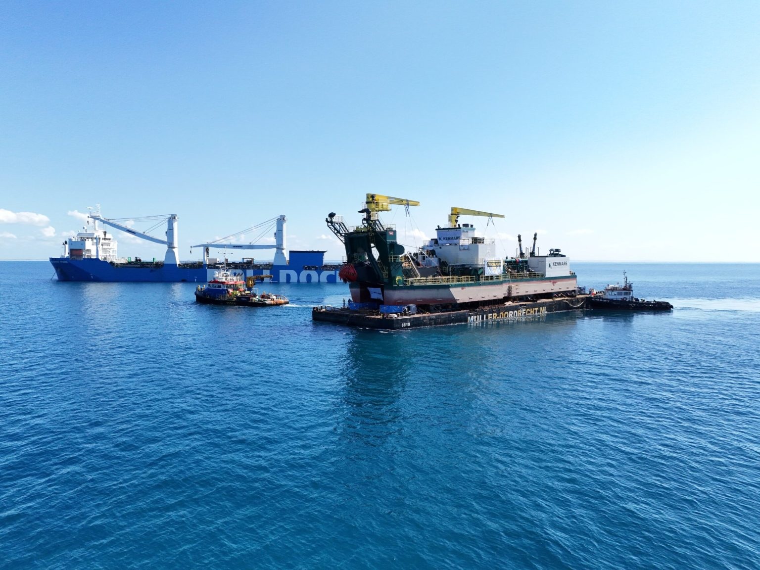 Roll Group delivers electric dredgers to Mozambique for Kenmare mine ...